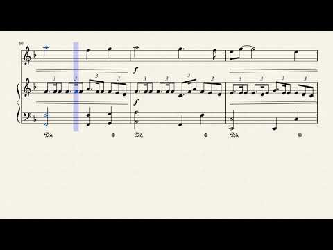 The Last of the Mohicans Violin Sheet Music (and piano acc.)