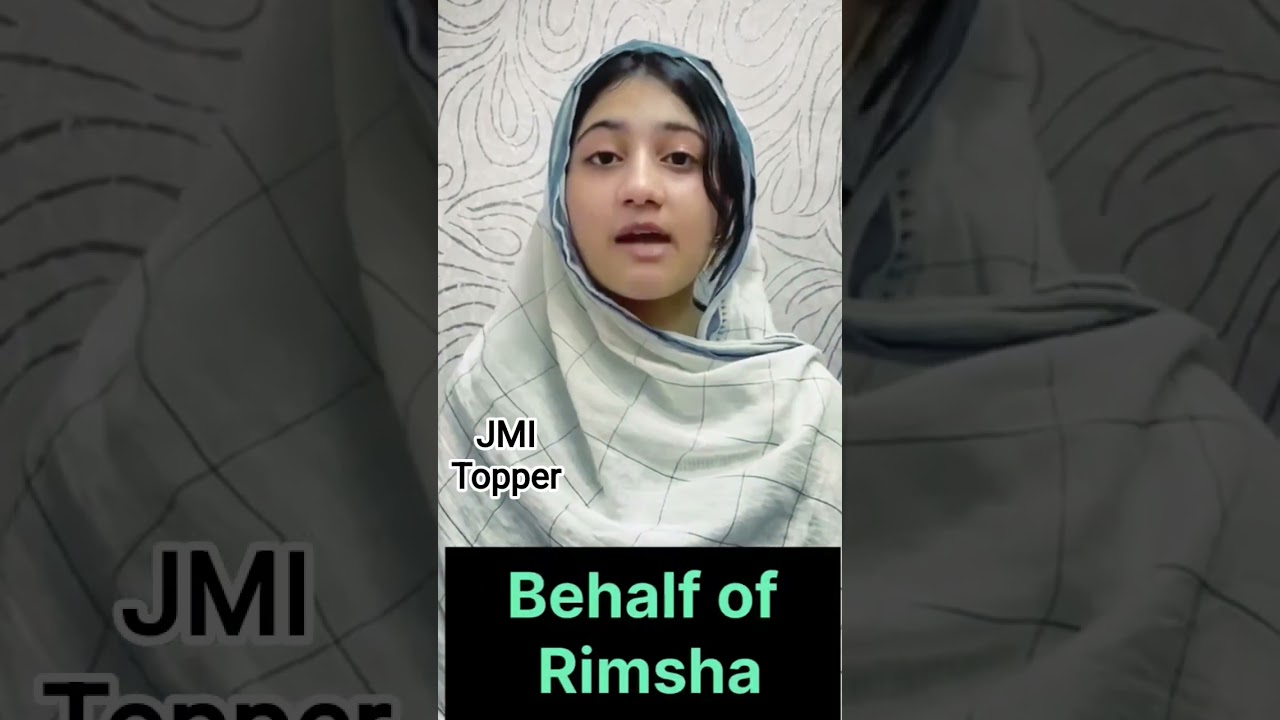 Jamia Millia Islamia BA LLB Topper Students 2025 | JMI Ke Topper Students 2025