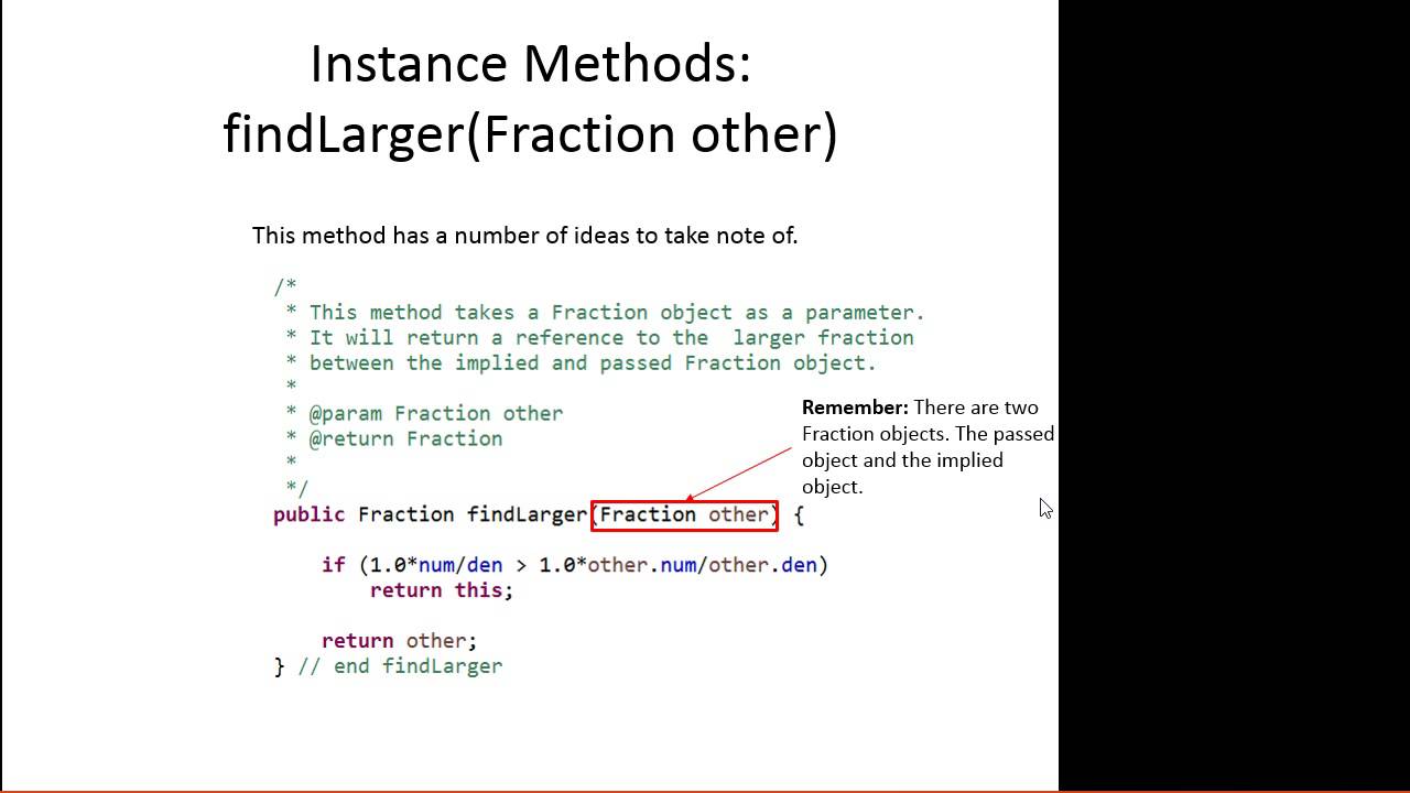 Introduction to Classes and Objects (Java) - Power Point 2/2