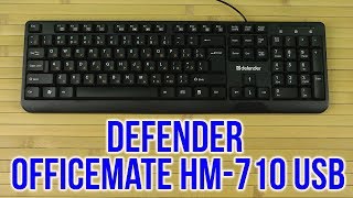 Defender OfficeMate HM-710 Black (45710) купити в інтернет-магазині: ціни на клавіатура ...