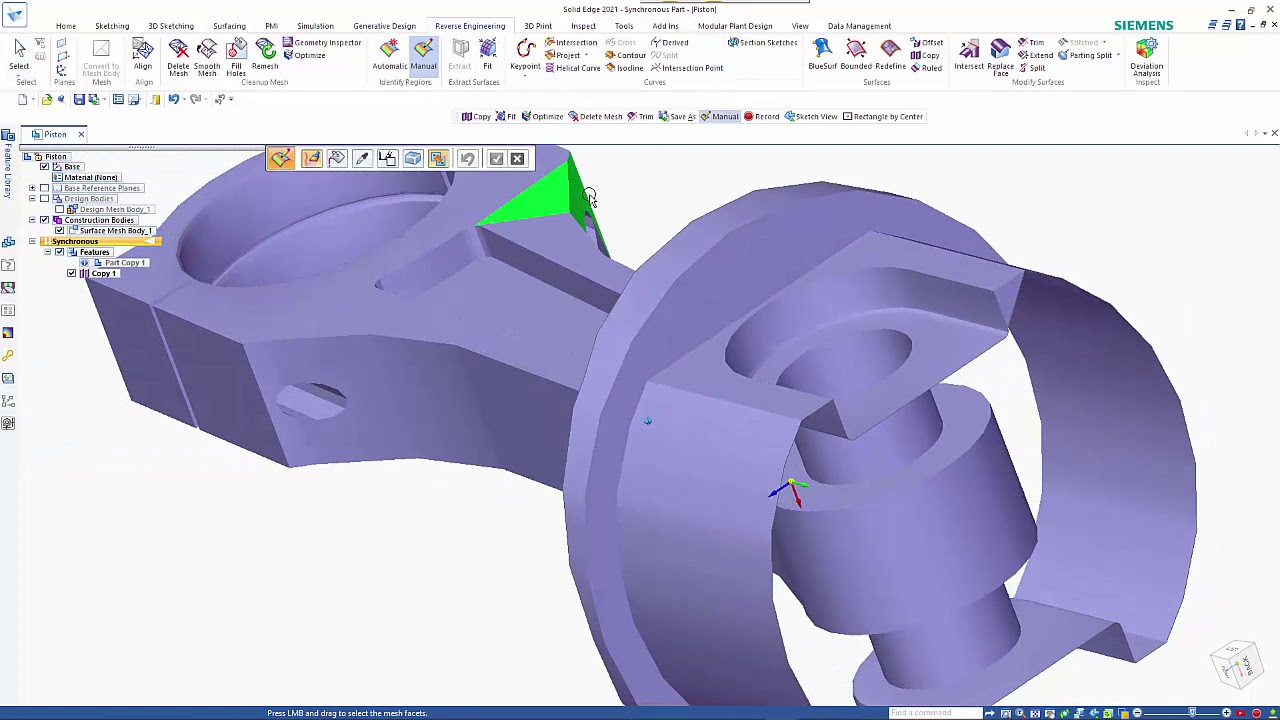 Reverse Engineering - Extracting Cavities