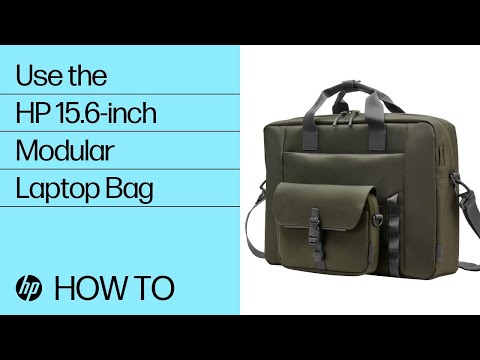 How to use the HP 15.6-inch Modular Laptop Bag | HP Support