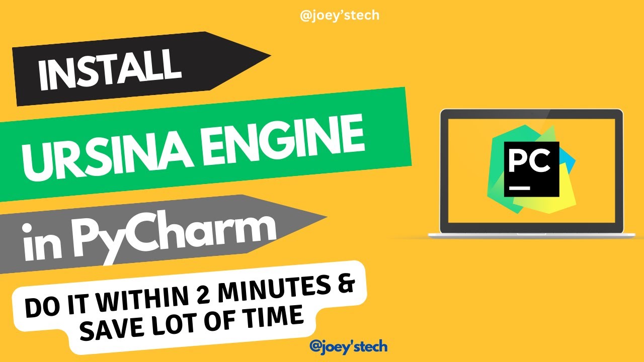 How to install Ursina engine in Pycharm #python