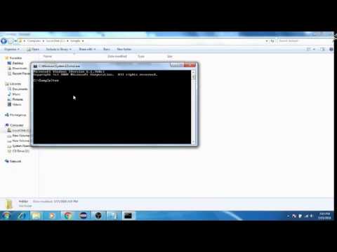 How to print folder structure using windows command prompt