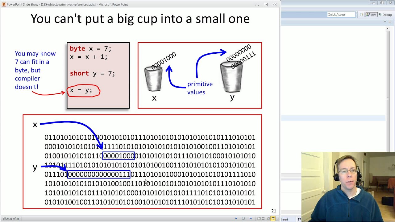 Objects, primitives, and references