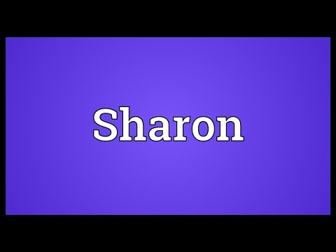 Sharon Meaning