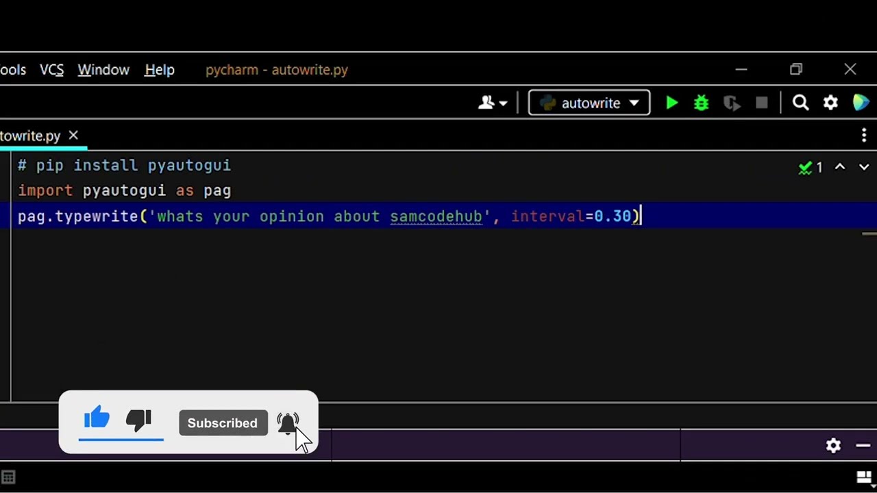 How To Auto Type Writing Using Python PyAutoGui Module
