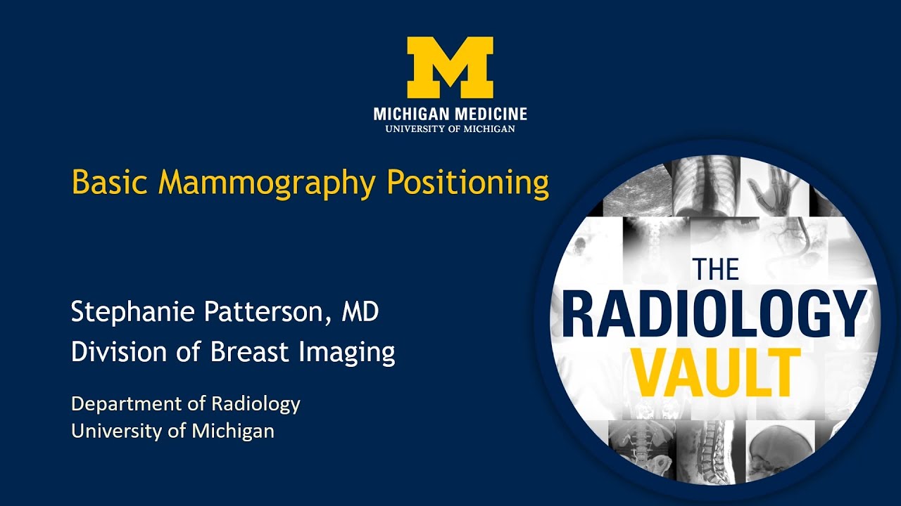 Mammography - Basic Positioning