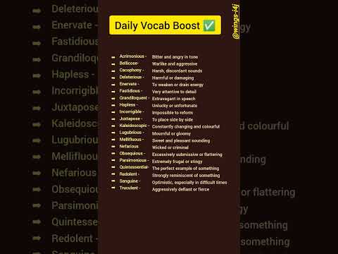 Advanced vocabulary✅#english #vocabulary #vocabs #advancedenglish #ielts #ssccgl #sscmts #sscexams