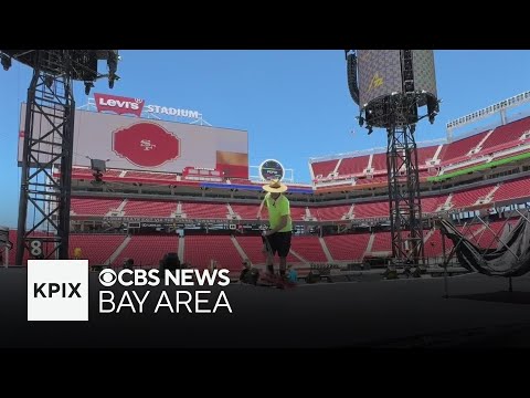 Stage set for Metallica's 1st visit to Levi's Stadium in Santa Clara