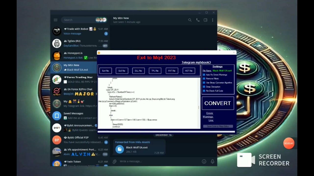 I will decompile ea unlock original source code decompile any forex ea file and decompile software