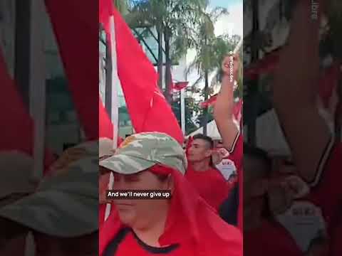 Hondurans mobilized to condemn a US-backed coup attempt on President Castro’s leftist government.