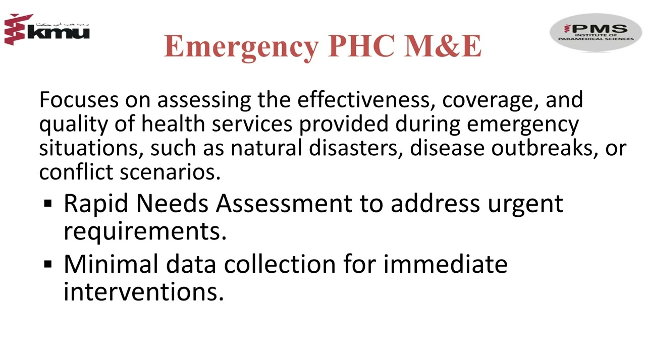 Lecture  9  Monitoring and Evaluation of PHC pptx