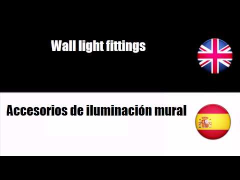 ENGLISH SPANISH Lighting equipment and electric lamps