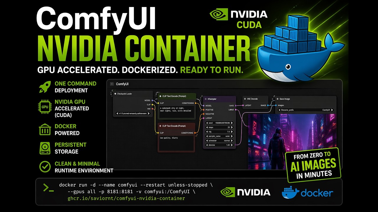 ComfyUI NVIDIA Container Demo