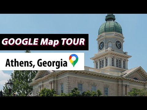 Athens, Georgia Map TOUR | (What You Need To Know About The Area)