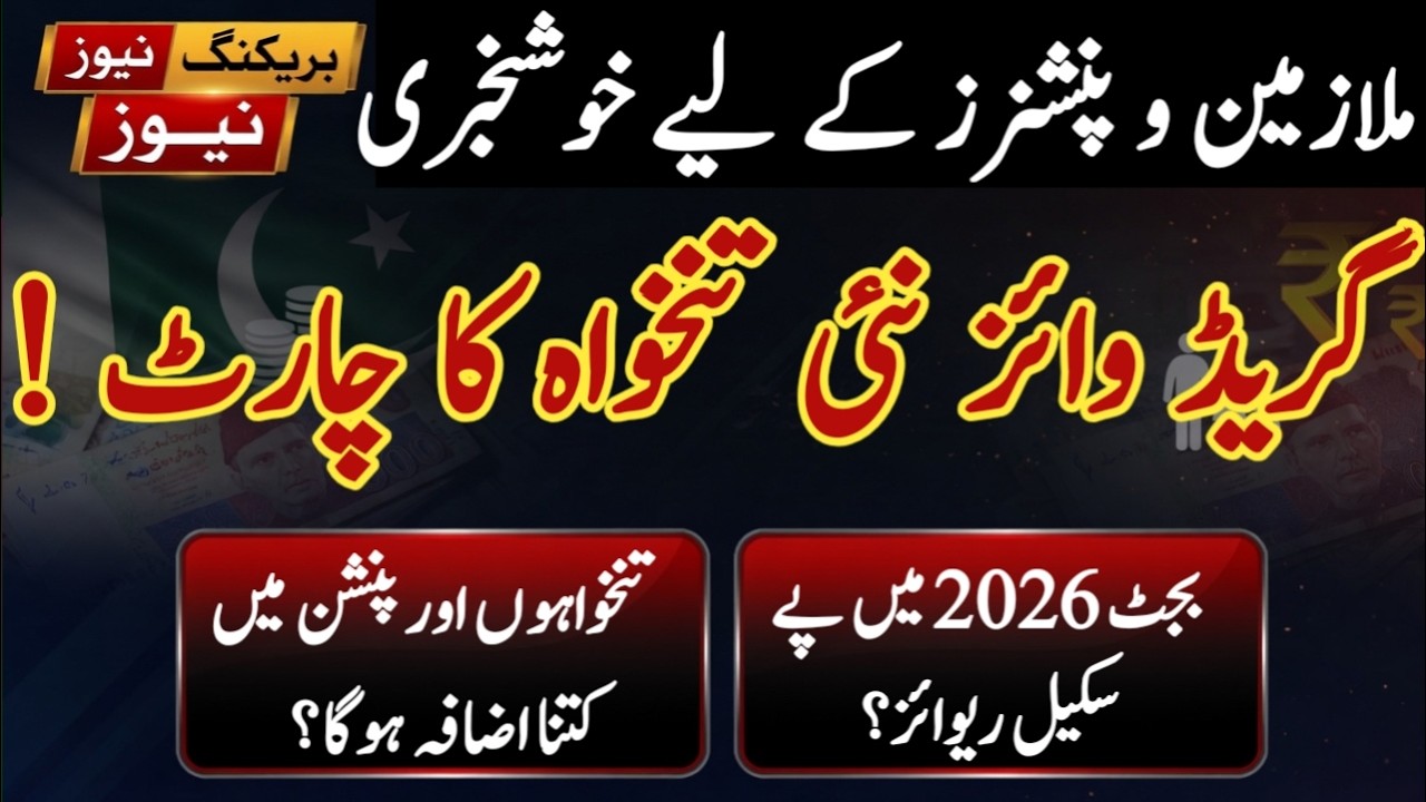 New Salary Package 2026 | Pay Scale revision for BPS 1-22 Govt Employees | Budget 2026 update
