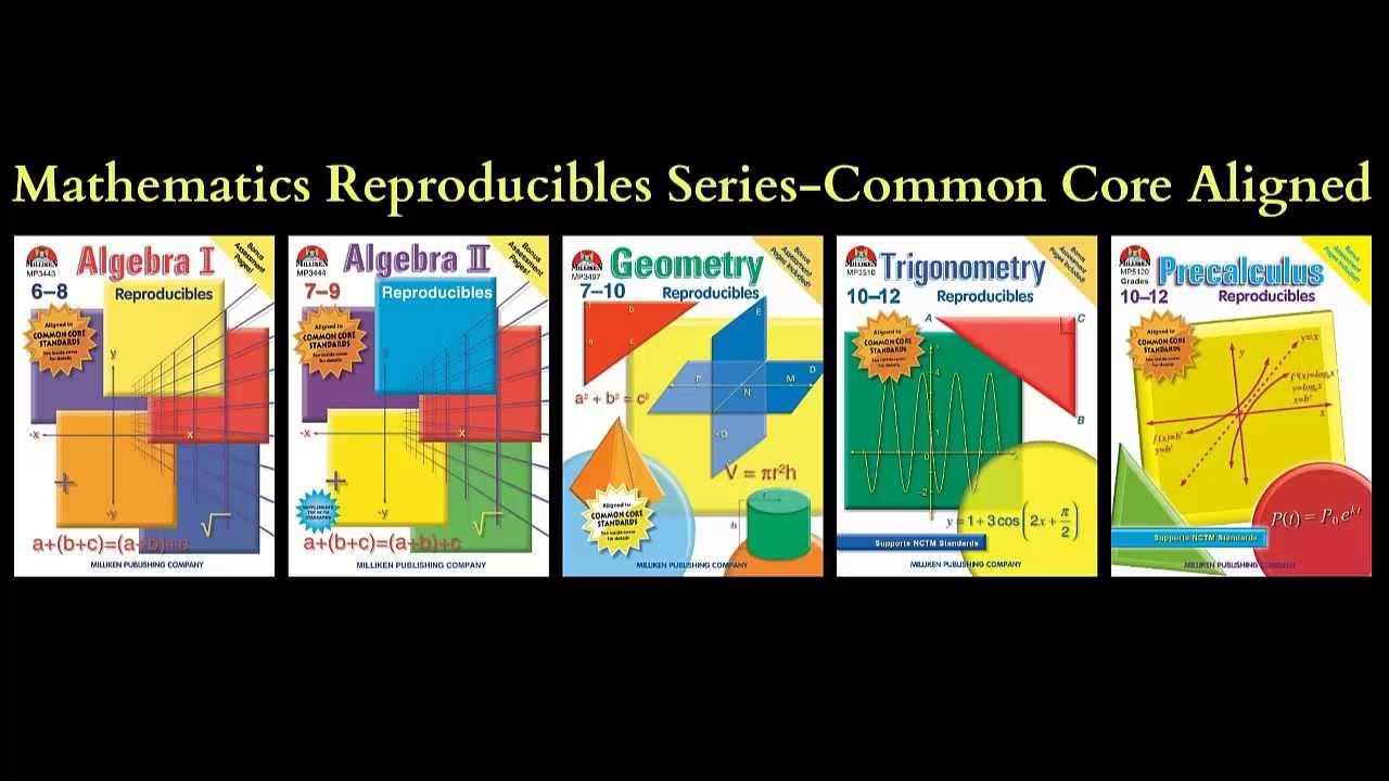 Math Reproducibles Series-Common Core Aligned!