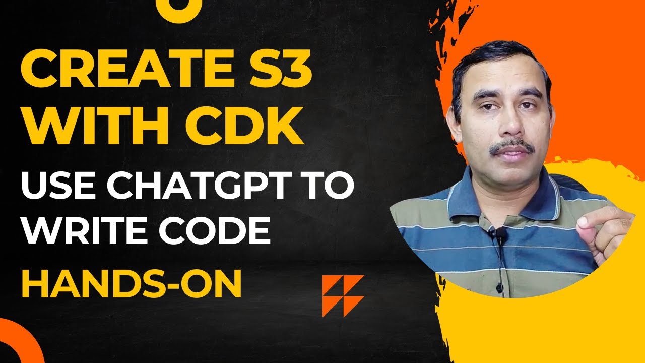 CDK for beginners - Launch S3 with CDK using code provided by GenAI