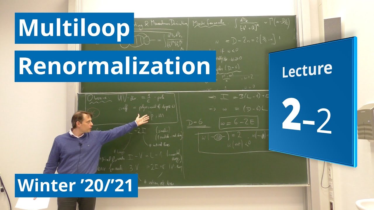 Lec. 02, Part 2/3 – Multiloop Renormalization (winter '20/'21) · TU Dresden