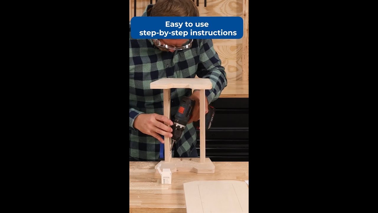 Woodworking Kit - Step Stool Bundle