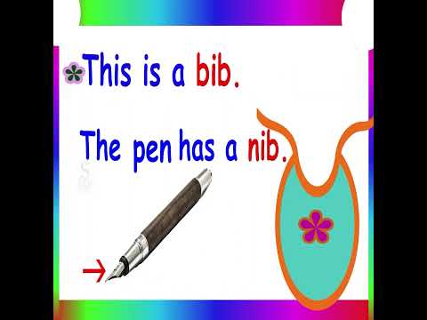 simple sentences with i family words /ib, id words/Picture Reading /#shorts