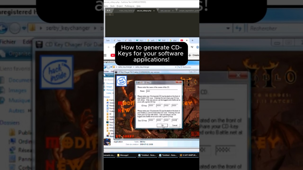 How to generate CD-Keys for your software applications!