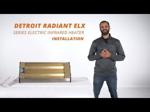 How to Install the Detroit Radiant ELX Series Electric Infrared Heater