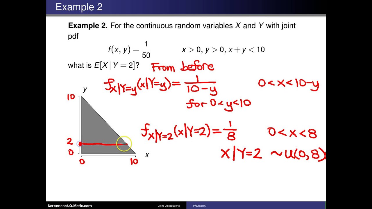 Conditional expectation -- Example 2