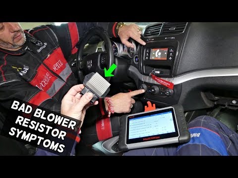 WHAT ARE THE SYMPTOMS OF A BAD BLOWER MOTOR RESISTOR ON DODGE JEEP CHRYSLER