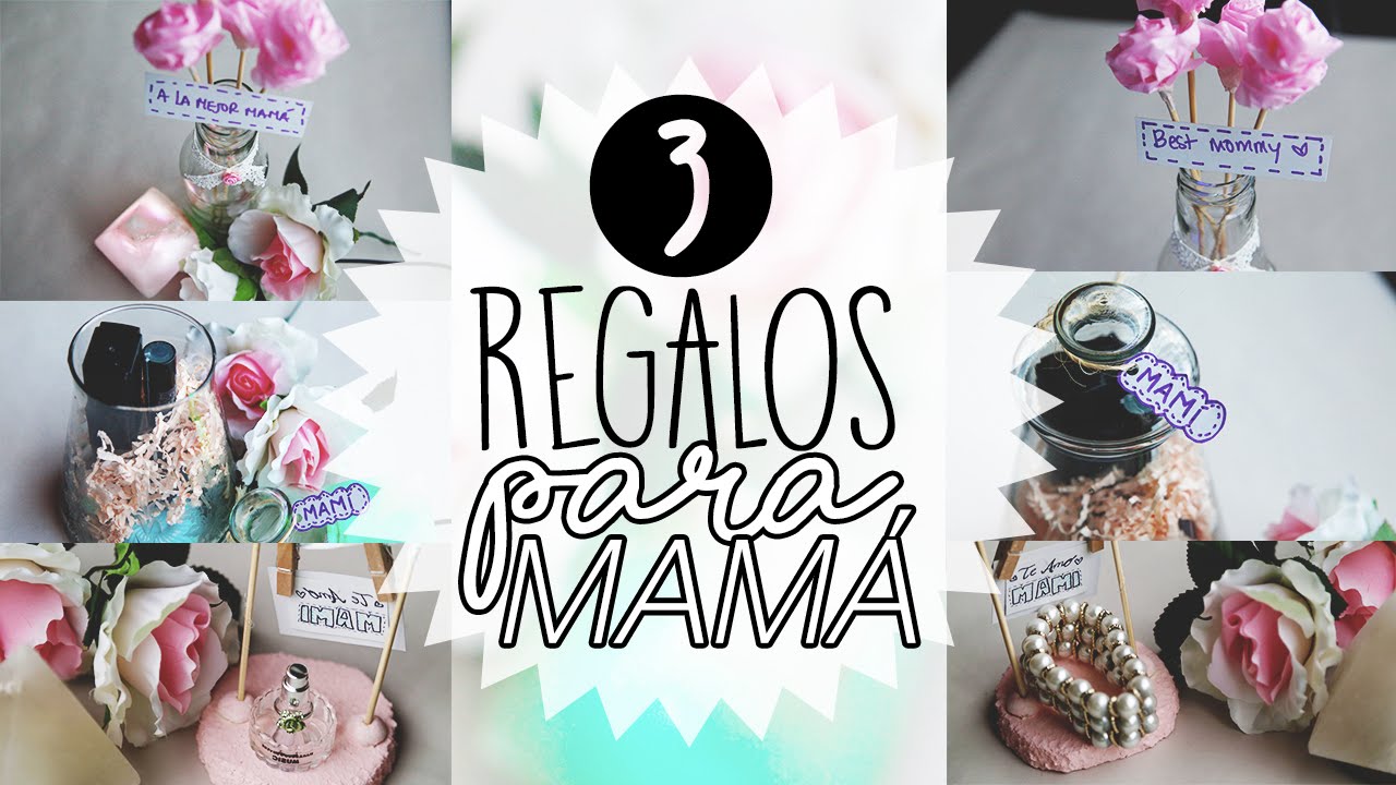 ¡3 REGALOS PARA MAMÁ! (IDEAS PARA ÚLTIMO MINUTO) | Paulettee