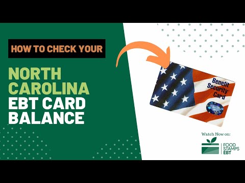 How to Check North Carolina EBT Card Balance