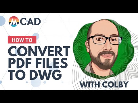 Converting PDF files to DWG