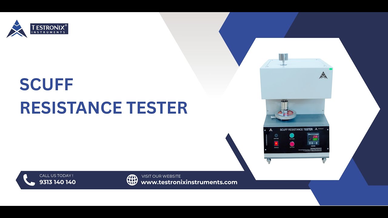 Scuff Resistance Tester | Test Label & Packaging Durability