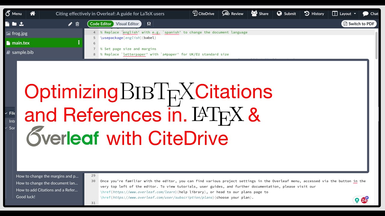 Literature Management at Overleaf: Natbib, Bibtex, or Biblatex - Which ...