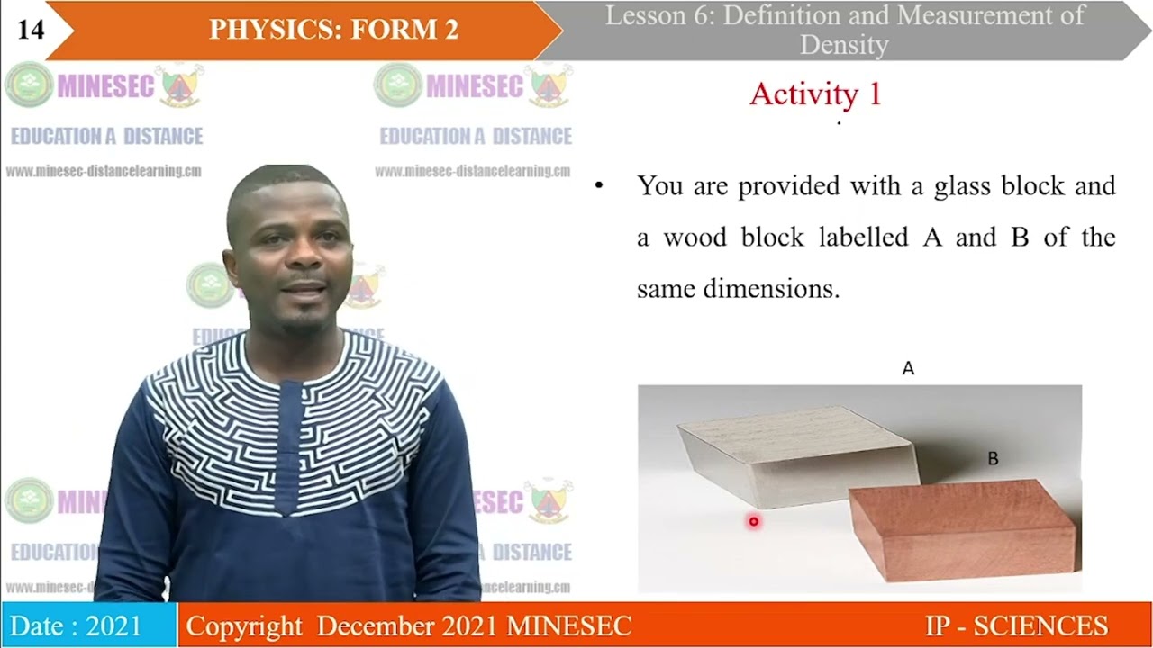 IP-SC PHYSICS Form 2 Lesson 6 Definition and Measurement of Density