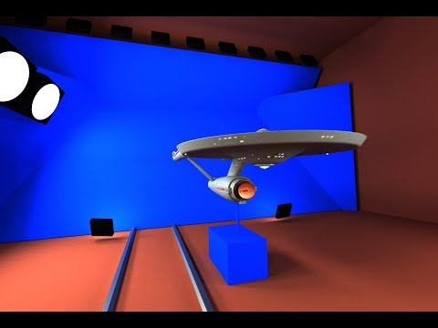 Star Trek Fan TOS intro with a scifieric enterprise — Scifi-Meshes.com