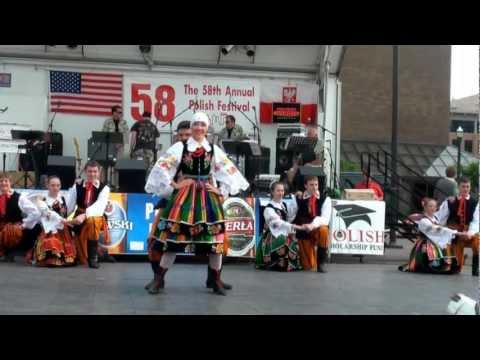 Łowicz Wedding: Lechowia Folk Dancers at Syracuse Polish Festival
