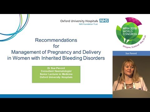 Recommendations for management of pregnancy and delivery in women with inherited bleeding disorders