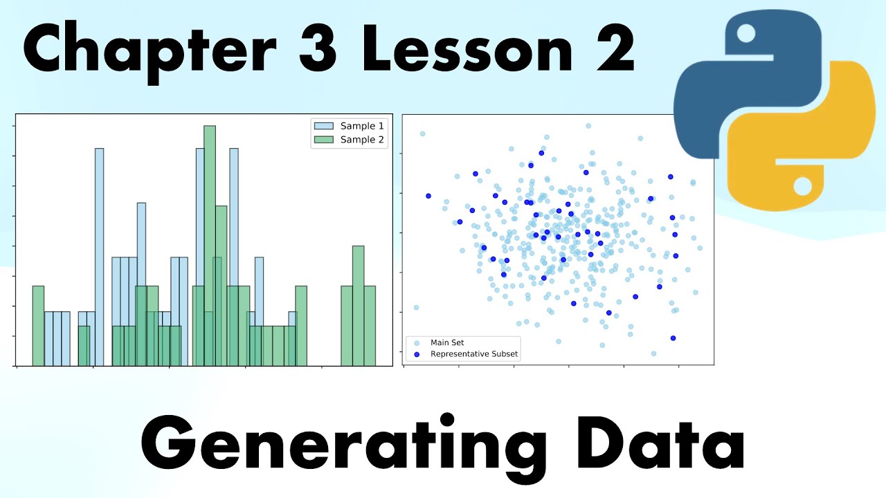 Generating Data Using Python | Full Course On Statistics for Data Science with Python.