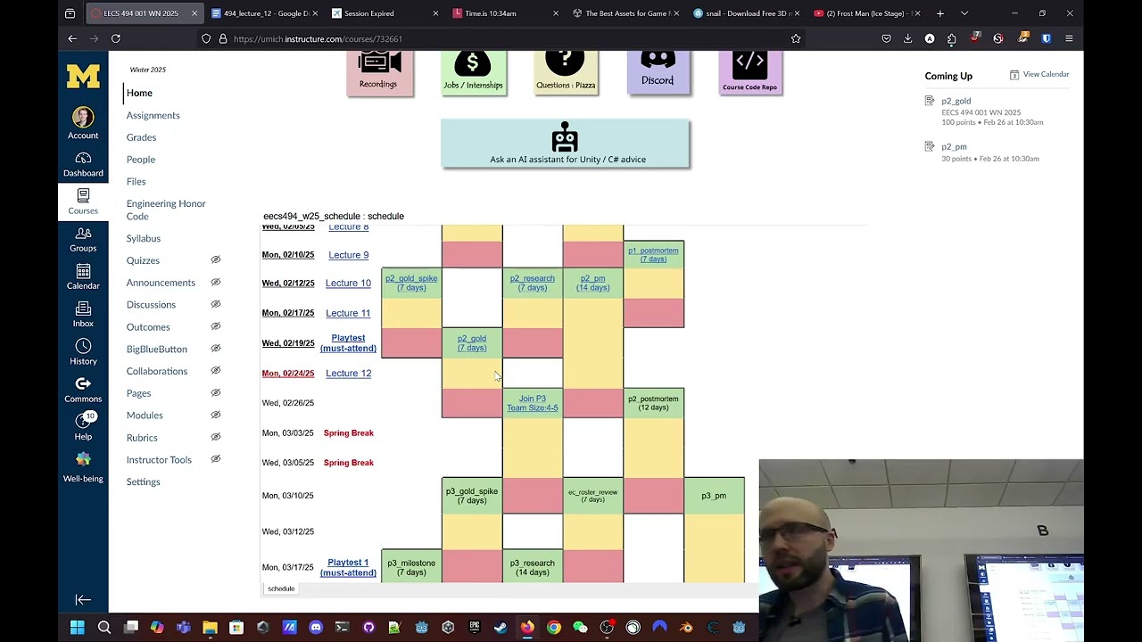 EECS 494 W25 Lecture 12