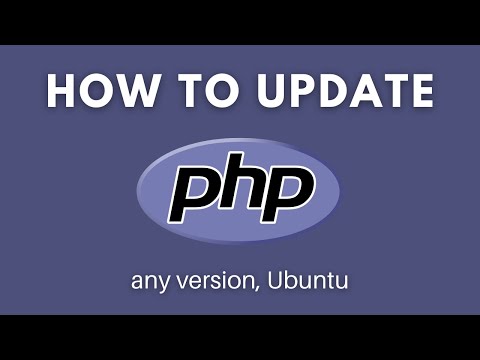 How to Update PHP in Ubuntu (to any version)