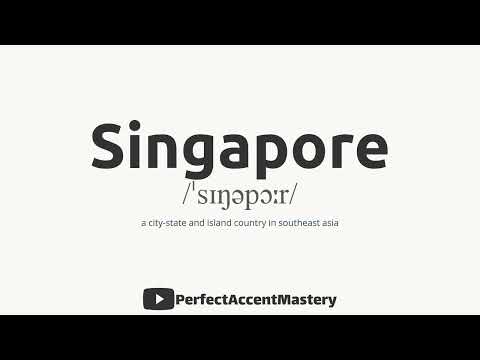 How to Pronounce SINGAPORE | Country Name | IPL | Definition | Perfect Accent Mastery