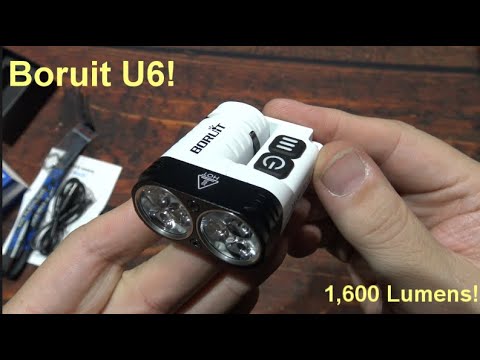 Boruit U6 Multi Color LED Flashlight Kit Review! (Six 3030 LEDs, 1600 Lumens, Multi Color Side LEDs)