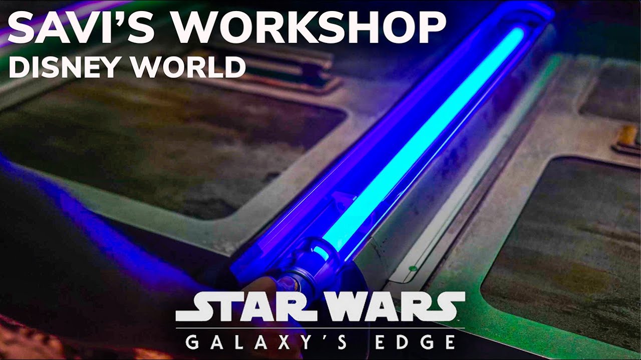 Building a Custom Lightsaber at Savi's Workshop at Star Wars Galaxy's Edge in Disney World