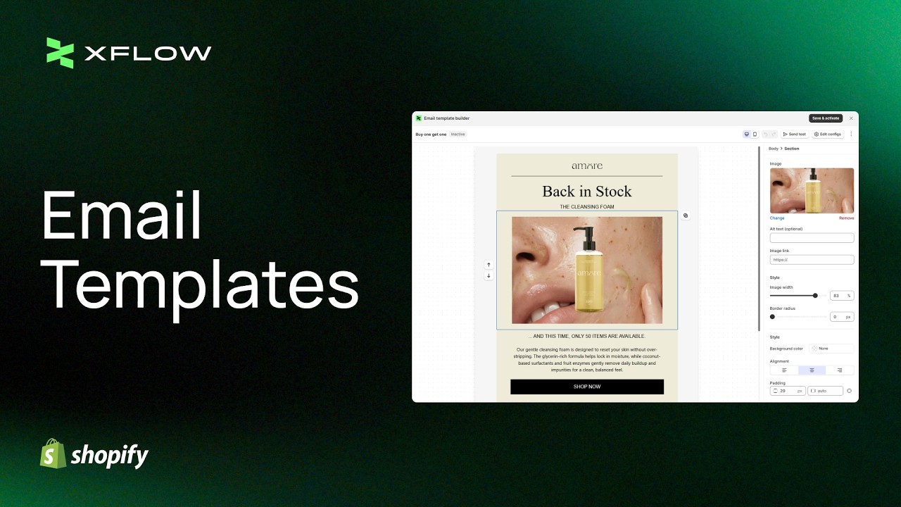 Design Professional Back-in-Stock Emails with XFlow