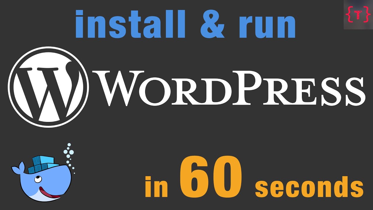 Wordpress in 60 seconds using Docker