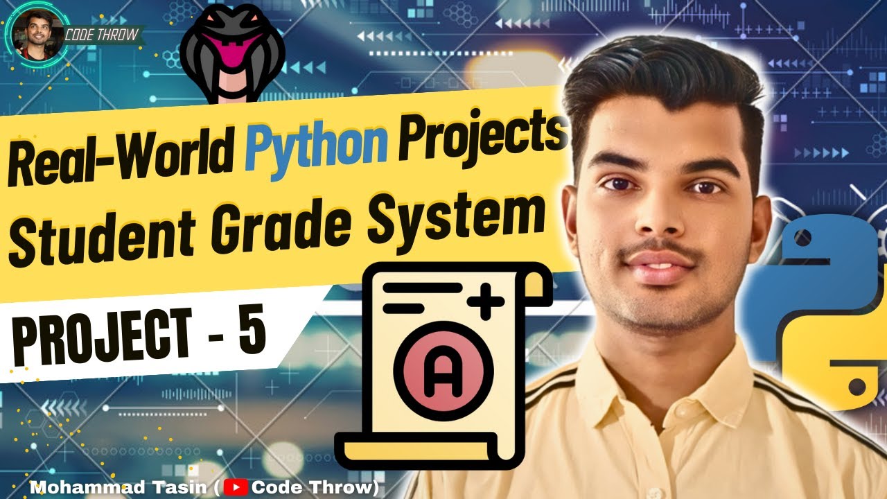 Python Student Grade System Project | Full Tutorial with Code for Beginners