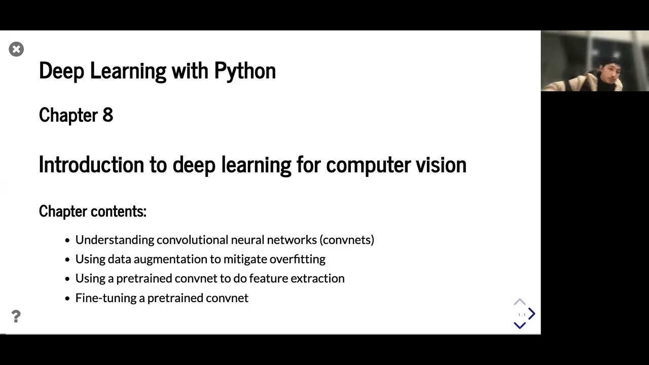 DL with Python: Introduction to deep learning for computer vision (Chapter 8)