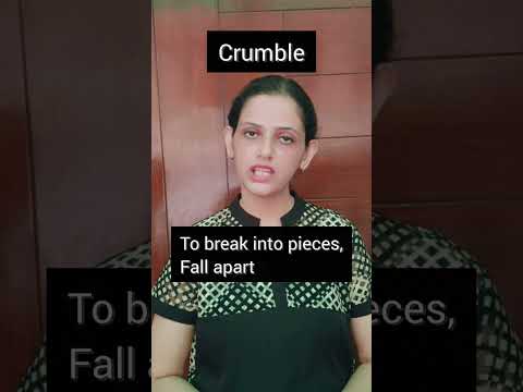 crumple meaning ll crumble meaning ll words with hindi meaning ll vocabulary ll #yttrending